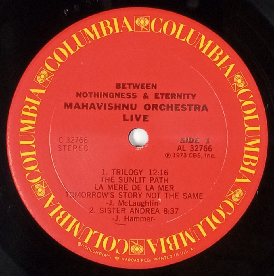 Mahavishnu Orchestra: Between Nothingness & Eternity Lp | eBay
