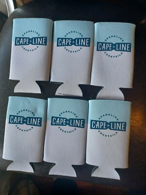 (6) Cape Line Cocktails Can Bottle Coolers Koozies NOT Whiteclaw!! New ...