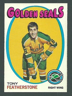 Tony Featherstone California Golden Seals 1971-72 Topps Card #106 RC | eBay