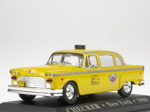 Checker Cab Taxi New York diecast model car IXO 1/43 | eBay
