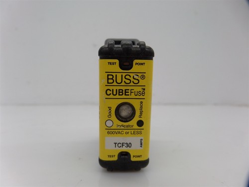 Bussmann TCF30 30A 600V Cube Fuse | eBay
