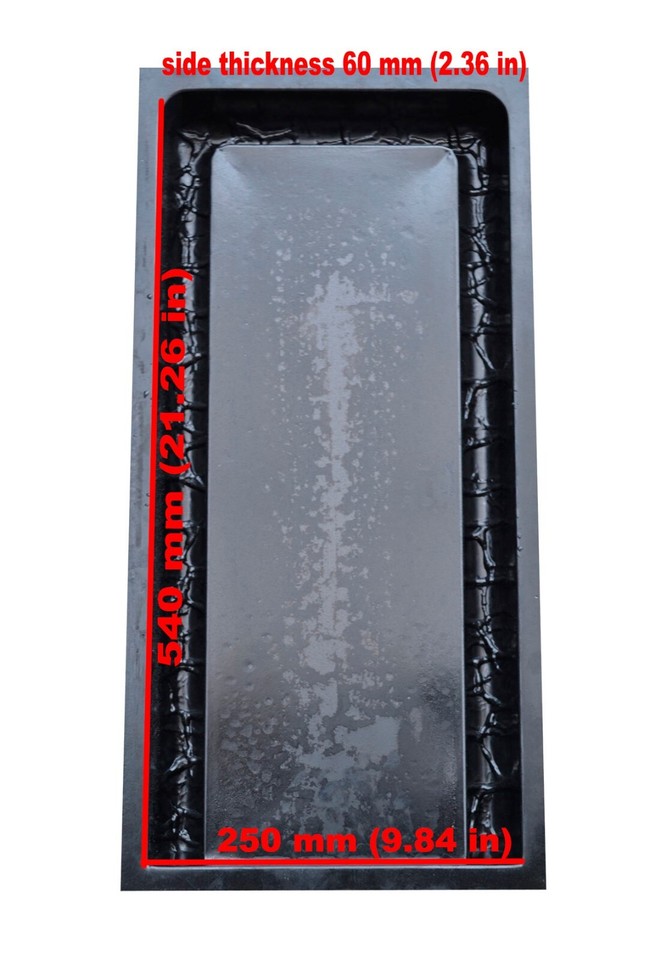 Concrete Molds DIY Rain Gutter Downspout Splash Block Decorative ...