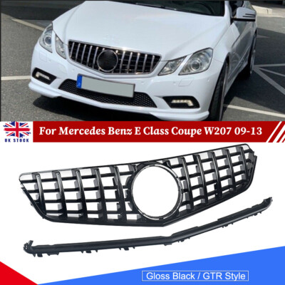 For Mercedes E Class Coupe W207 C207 2009-13 Front Grill Grille GTR ...