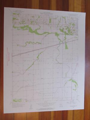Carrollton West Missouri 1957 Original Vintage USGS Topo Map | eBay