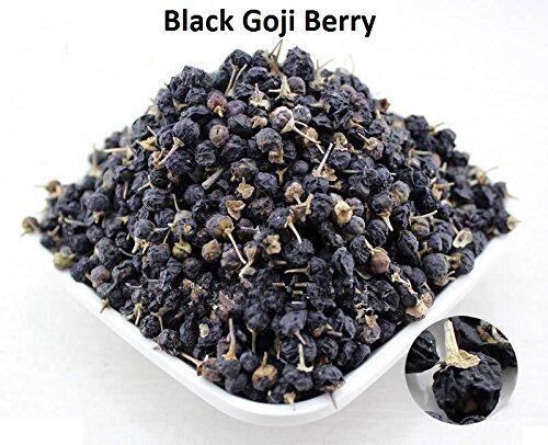 1 LB PREMIUM BLACK WOLFBERRY GOJI BERRIES GRADEA黑枸杞/ 100% Natural Black ...