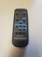 NOB Sharp RRMCG1017MPPZ Remote Control - Black for sale online | eBay
