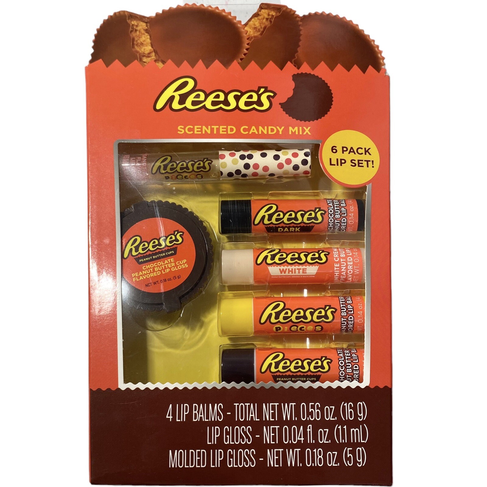 NEW Reese’s Scented Candy Mix 6 Pack Lip Set | eBay