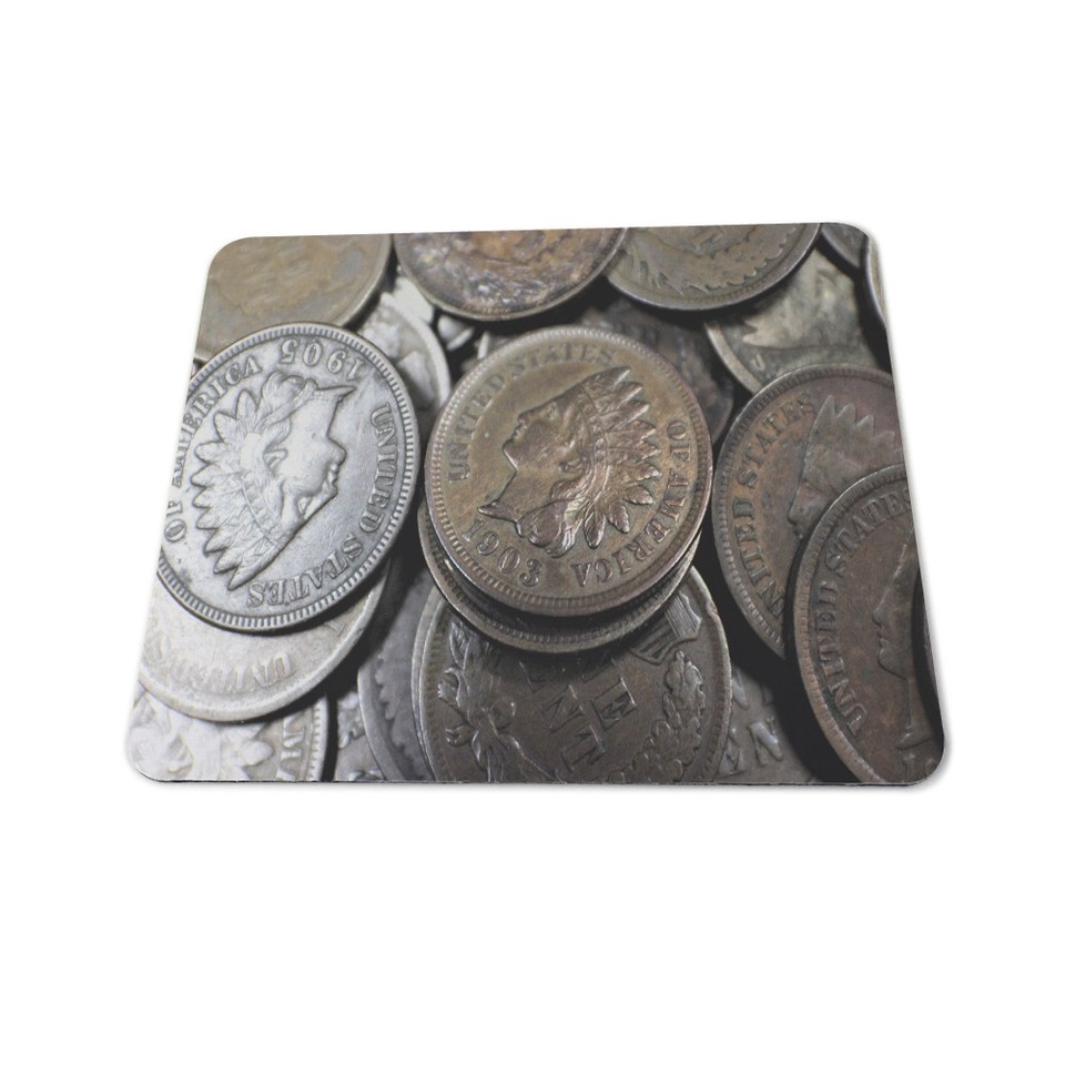 Coins Indian Head Cent Cents Mouse Pad MousePad BU UNC ms 70 coin ...