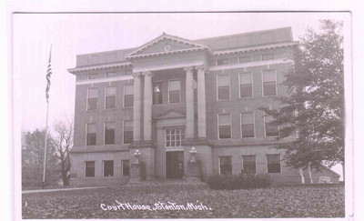 Court House Stanton Michigan 1950c RPPC Real Photo postcard | eBay