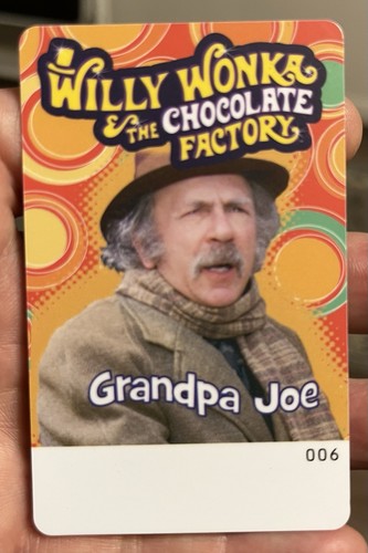 Willy Wonka & The Chocolate Factory Card - Grandpa Joe | eBay