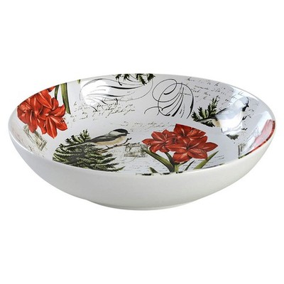 222 Fifth Winter Cheer Bird Round Serving Bowl 11541657 | eBay