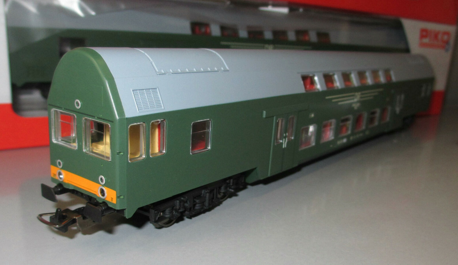 PIKO H0 57684 57685 Doppelstockwagen Steuerwagen Dr Ep. IV online ...