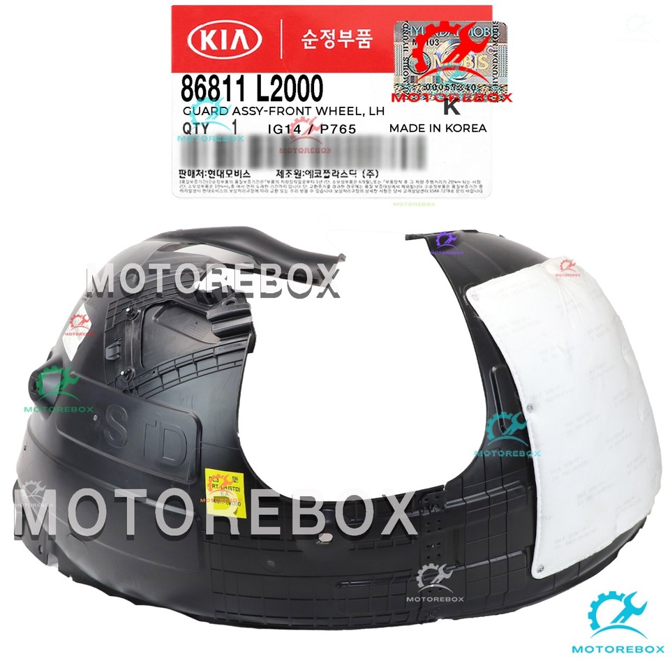 GENUINE Fender Liner Front LEFT Driver Side For KIA K5 2021-24 ...