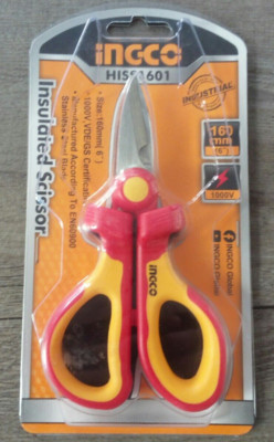 New Insulated Scissors 1000V Electrician Scissors Ingco Industrial | eBay