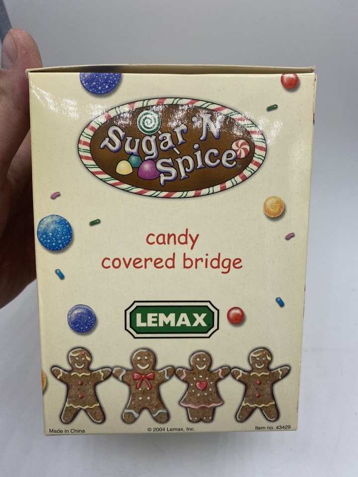 Halloween Lemax Candy Covered Bridge Sugar ‘N Spice | eBay