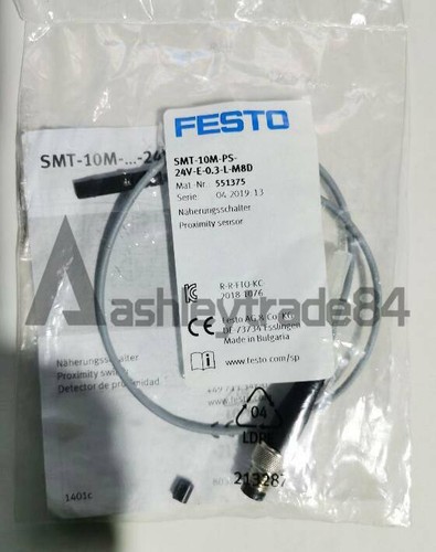 1PC New FESTO 551375 Proximity Switch SMT-10M-PS-24V-E-0,3-L-M8D | eBay