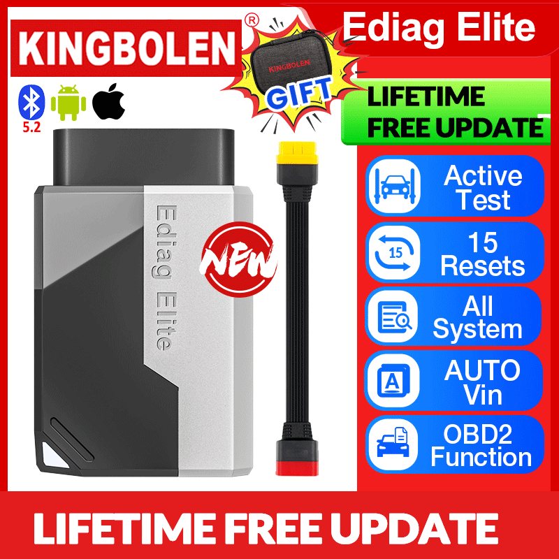 2025 NEW EDIAG Elite OBD2 Scanner Code Reader Full System Car ...