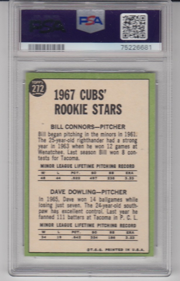 1967 Topps Chicago Cubs Rookie Stars #272 PSA NM-MT 8 | eBay