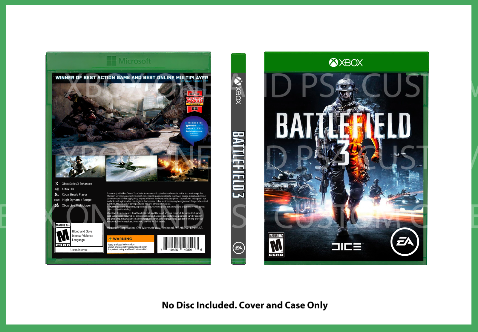 Battlefield 3 -- Limited Edition (Microsoft Xbox 360, 2011) for sale ...