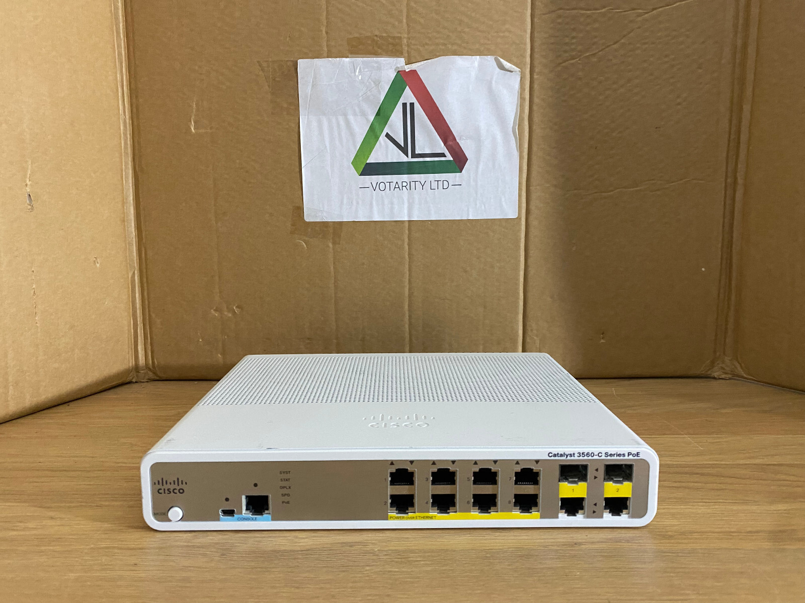 Cisco Catalyst 3560c Switch 8 FE Poe 2 X Dual Uplinkip Base Ws-c3560c ...