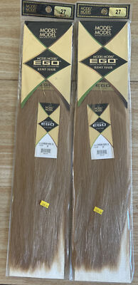 100% Virgin Hair Extensions. EGO Remy. 14”inch. Color #27. 2packs For ...