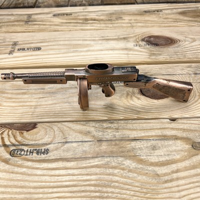 VTG NOS THOMPSON COPPER COLORED MACHINE GUN TOMMY GUN ~NO LIGHTER~ | eBay