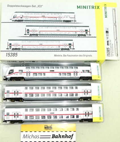 Minitrix 15385 IC2 Doppelstockwagen Set M Steuerwagen IC DBAG n 1:160 ...