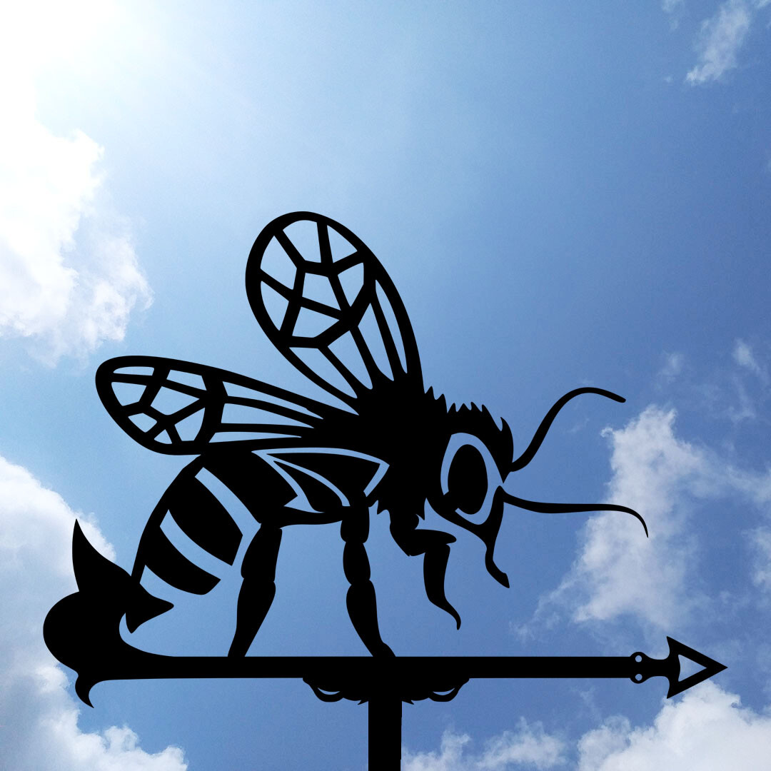Bee Metal Weathervane, apis Weather Vane, home roof decor | eBay