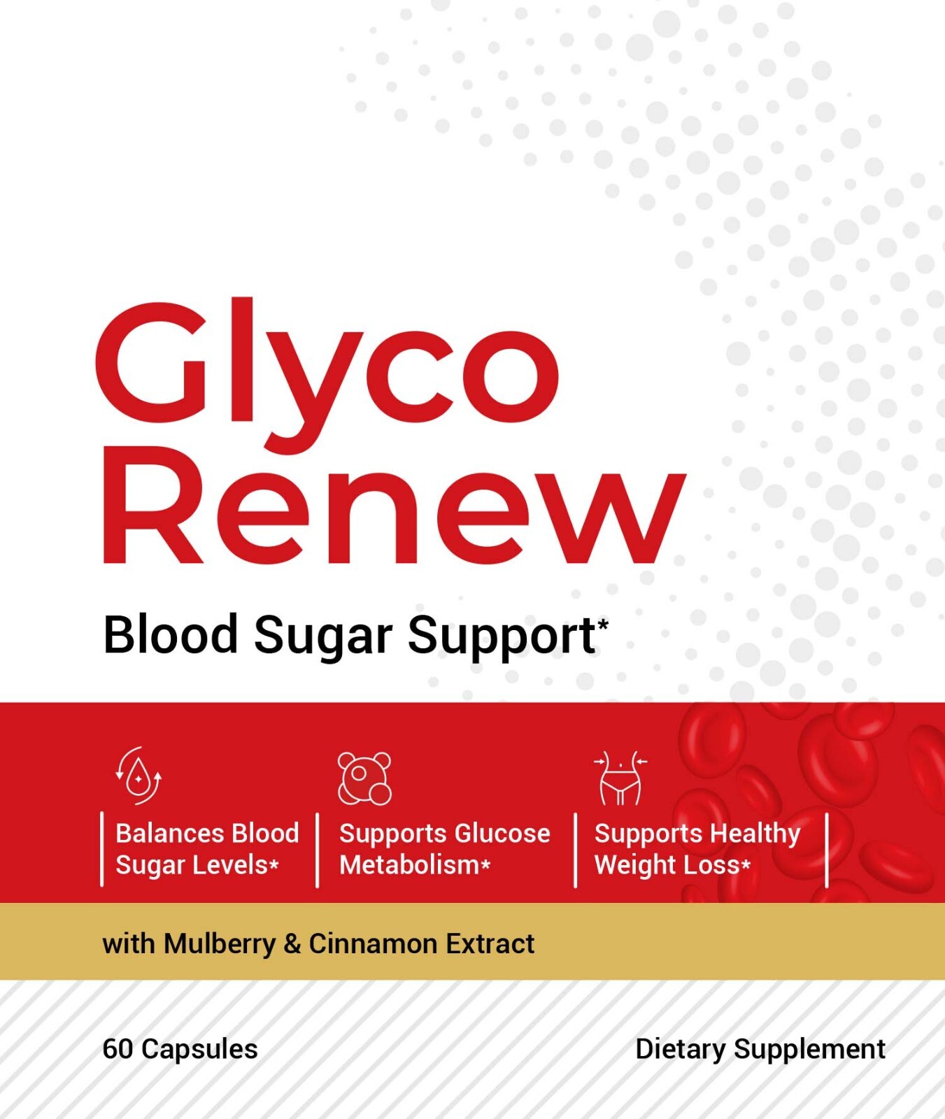 Glyco Renew Blood Health Support Supplement - Genuine Glyco Renew 60 ...