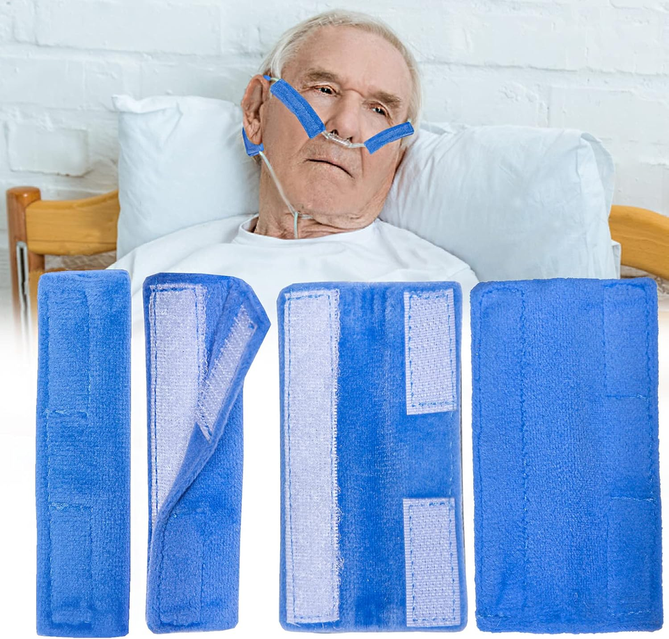 4 Pieces Nasal Cannula Ear Cushions-Soft Nasal Oxygen Pads, Soft ...