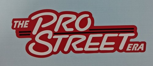 The Pro Street Era Decals. This one is Red, White, Black. You get 5 ...