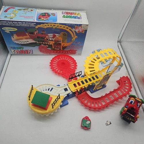 Vintage 1980's New Deluxe Tumbling Funny Train Set READ*** | eBay