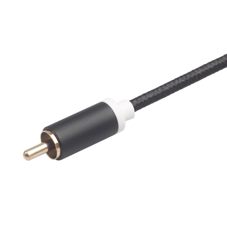 0.4m RCA Cable 2 RCA Male to Female 3.5mm Jack Adapter Audio Cable Cord ...