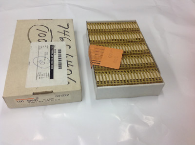 100-PC Weidmuller Klippon 041222 SAKR Terminal Block 300V 10A AWG 24-12 ...