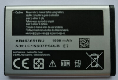 Batterie Samsung AB463651BU 1000mAh pour GT-B3410/GT-B5310 Falmouth ...