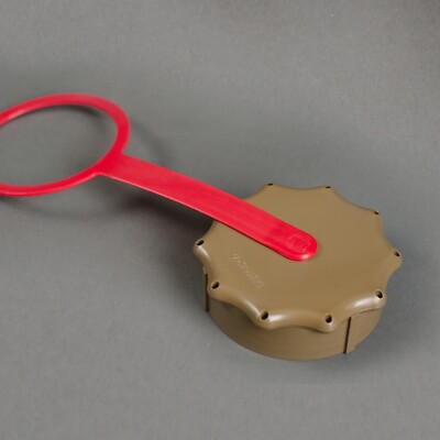 Scepter Military Fuel Cap Assembly, Brown, Alum Flange, Viton Gasket ...