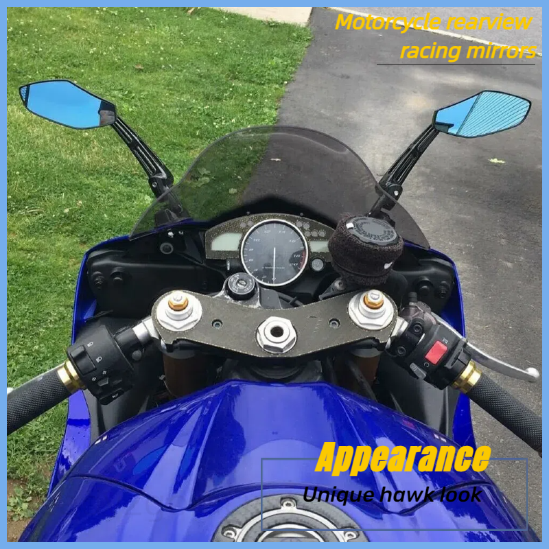 Snake-headed Aluminum Rearview Racing Side Mirrors for Yamaha YZF R1 ...