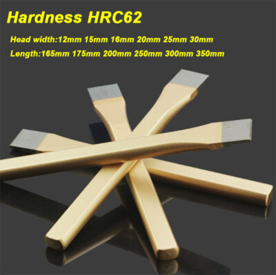 10" Cold Steel Chisel Brick Masonry Stone Chisel With Grip and Hand ...