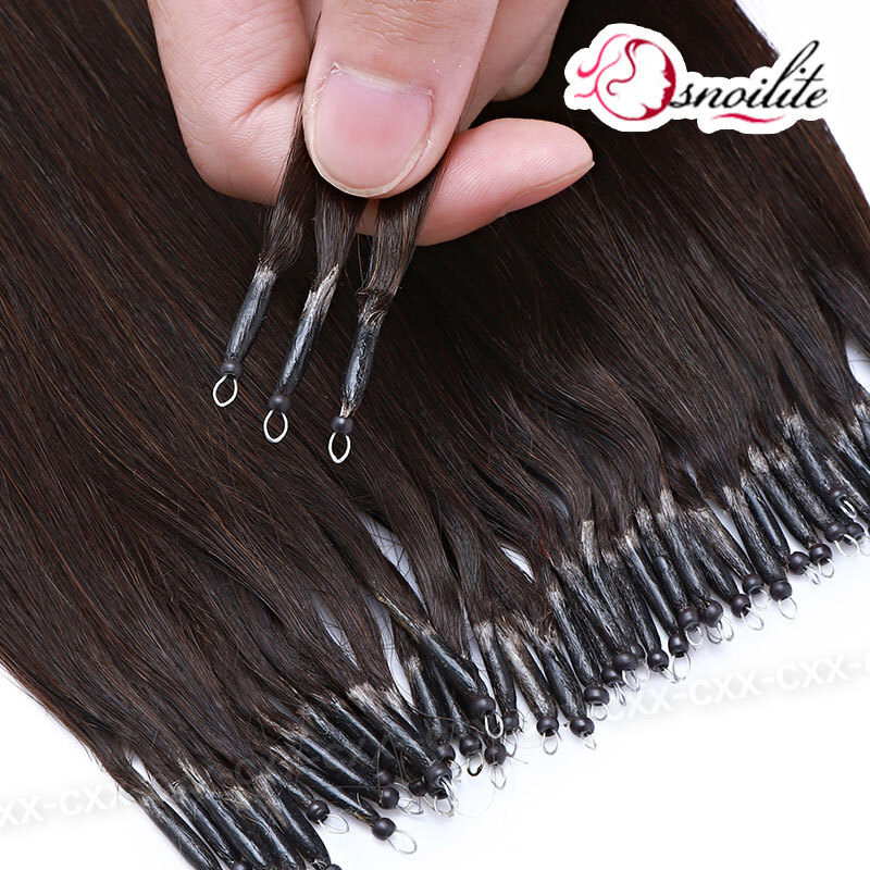 CLEARANCE 200s THICK Nano Ring Remy Human Hair Extensions Micro Loop ...