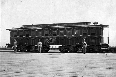New 5x7 Photo: President Abraham Lincoln's Railroad Funeral Train Car ...