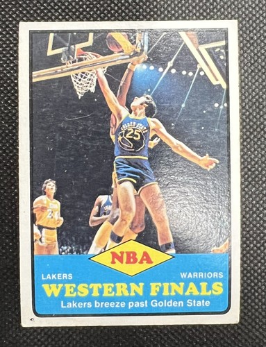 1973 Topps Basketball #67 NBA Western Finals Lakers vs. Warriors | eBay
