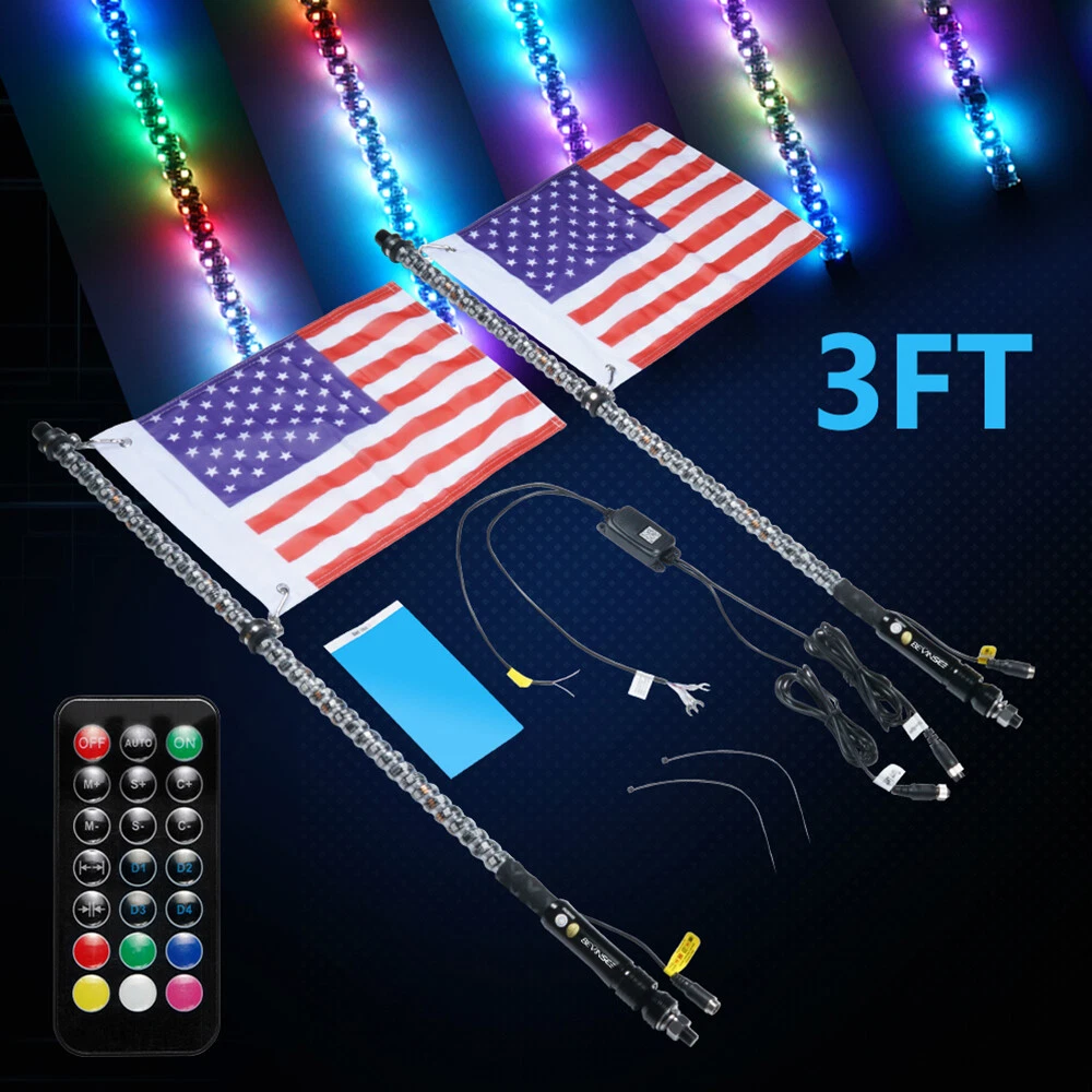 Atv Led Flagpole Lights | Shelly Lighting