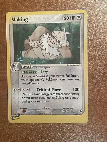 Pokémon TCG Slaking EX Ruby & Sapphire 12/109 Holo Holo Rare | eBay