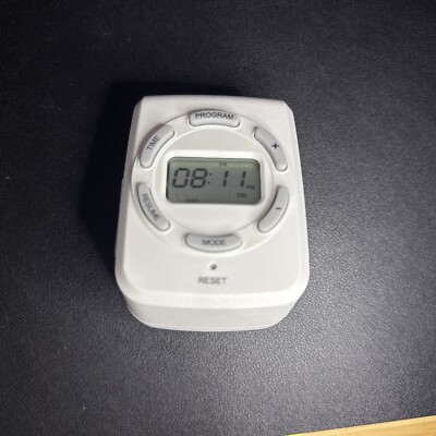 Utilitech Indoor Digital 2 Outlet Timer 3-Prong TM-087 Lamp free ship ...