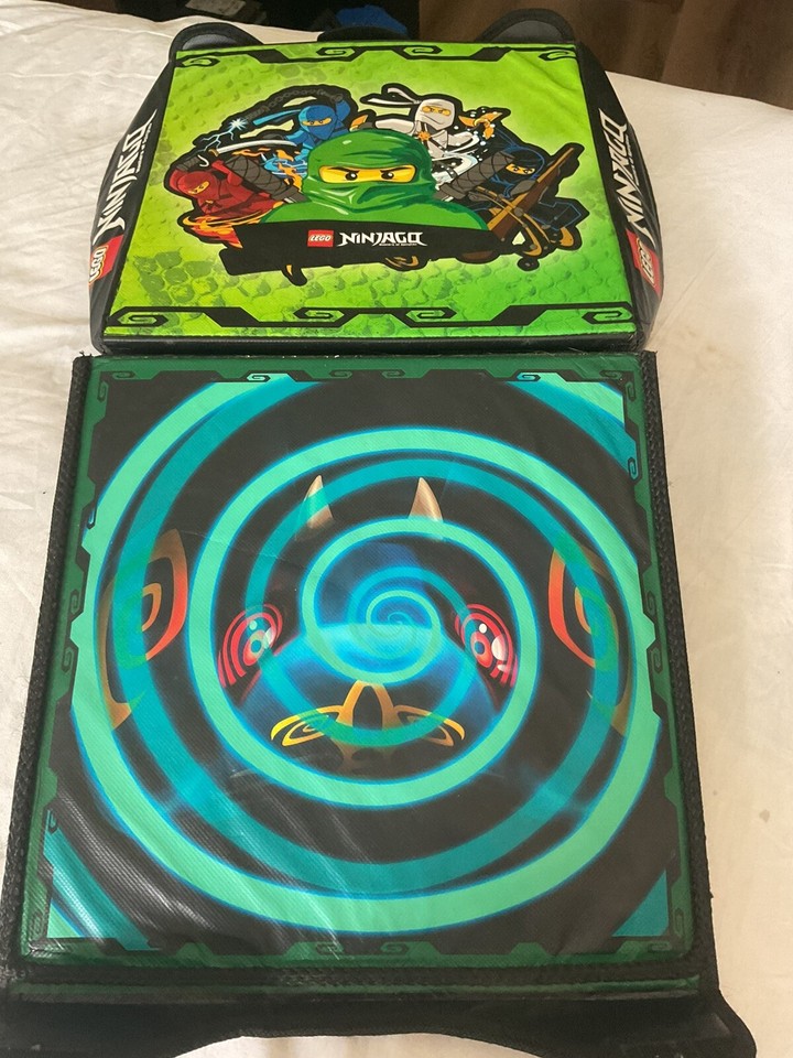 Lot Case Lego Ninjago Battle Arena Storage Case “Master of Spinjitzu ...