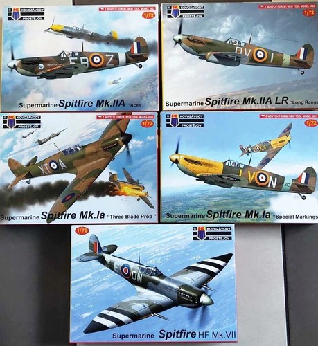 Lot of 5 models 1/72 KP models SPITFIRES plastic kits | eBay