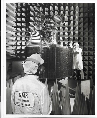 NASA JAPANS GEOSTATIONARY METEOROLOGICAL SATELLITE 1977 8" X 10" B/W ...