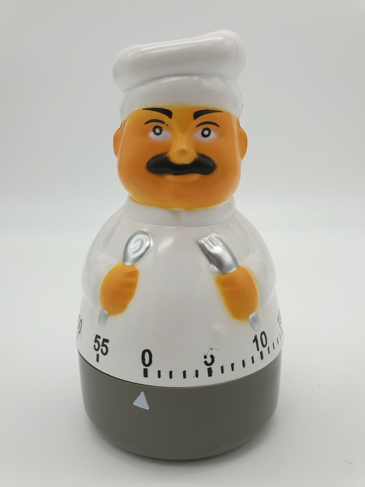 Eieruhr Küchentimer Timer Uhr 59 Minuten weiß Ei / Koch mechanisch ...