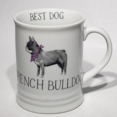 FRINGE French Bulldog Best Dog Mug 14 oz Julianna Swaney EUC | eBay