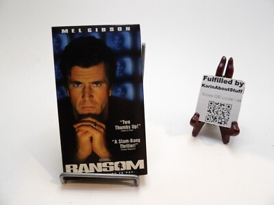 Ransom [VHS Tape] Mel Gibson Rene Russo Ron Howard Free Shipping Action ...
